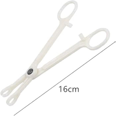 P-Clamp round open forceps piercing clamp | Tattoo Supply London