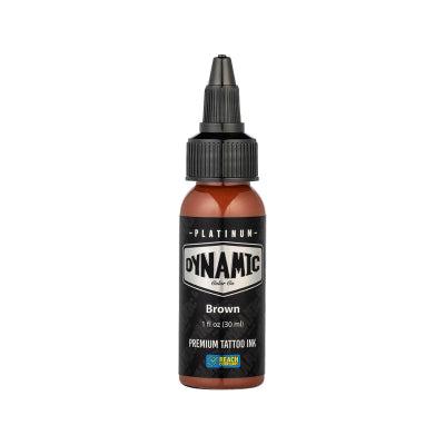 Dynamic brown tattoo ink 3oml | Tattoo Supply London